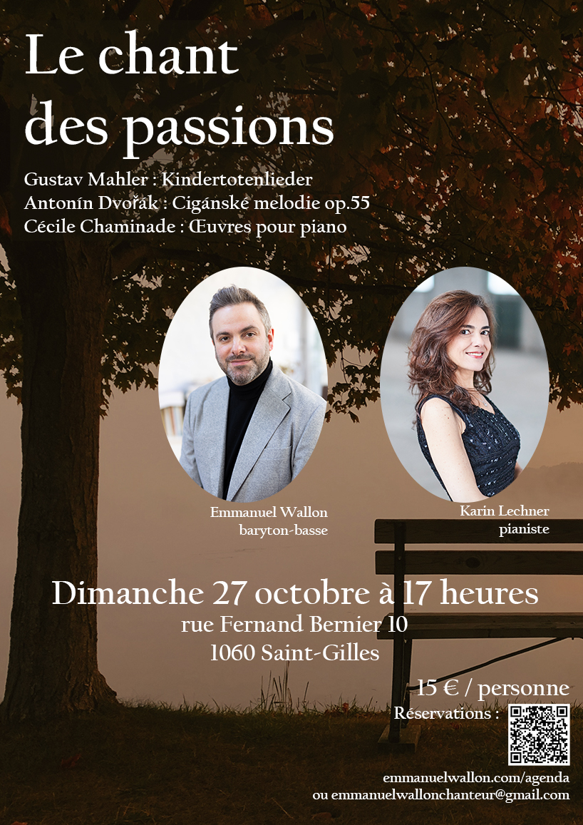 Spectacles disponibles – Emmanuel Wallon, baryton-basse